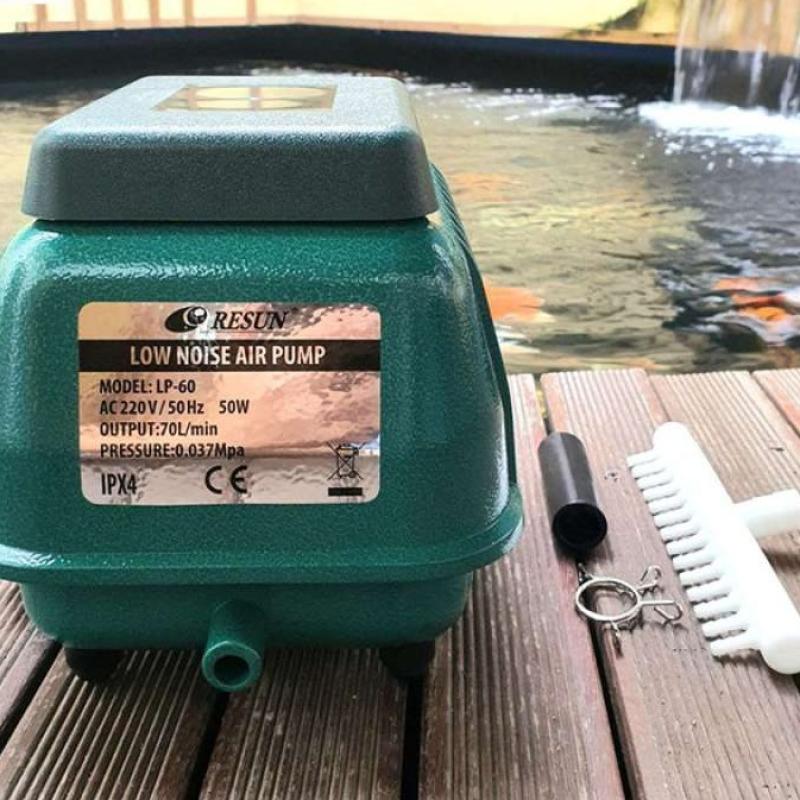 Jual Pompa aerator resun LP 60 low noise silent air pump LP60 H di ...