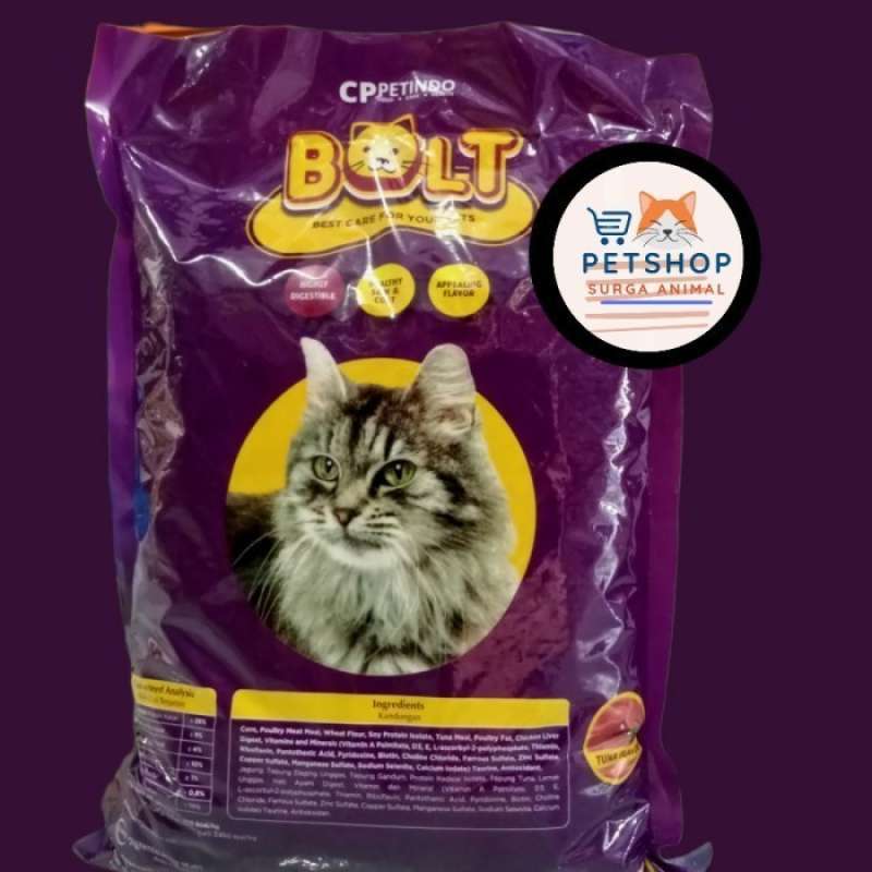 Jual Bolt 1kg Pakan Kucing Bolt (ikan, Donat, Salmon) - Salmon Di ...