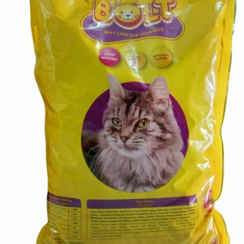 Jual Bolt 1kg Pakan Kucing Bolt (ikan, Donat, Salmon) - Salmon Di ...