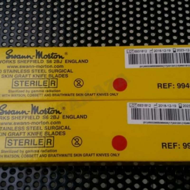 Promo Mata Pisau Humby Skin Graft Blade 158mm Swann Morton Diskon 23% ...