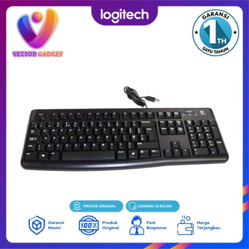 Promo Logitech K120 Keyboard Kabel Usb Keyboard Laptop Pc Original ...