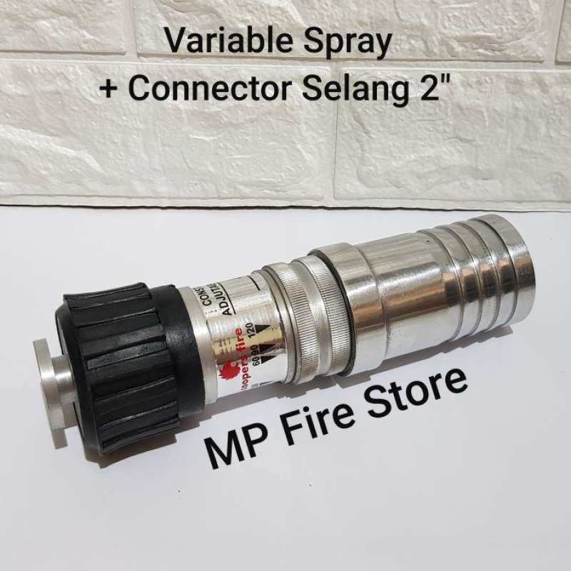 Jual Variable Nozzle Nuzzle Spray Pemadam 2 Inch Plus Connector Selang ...