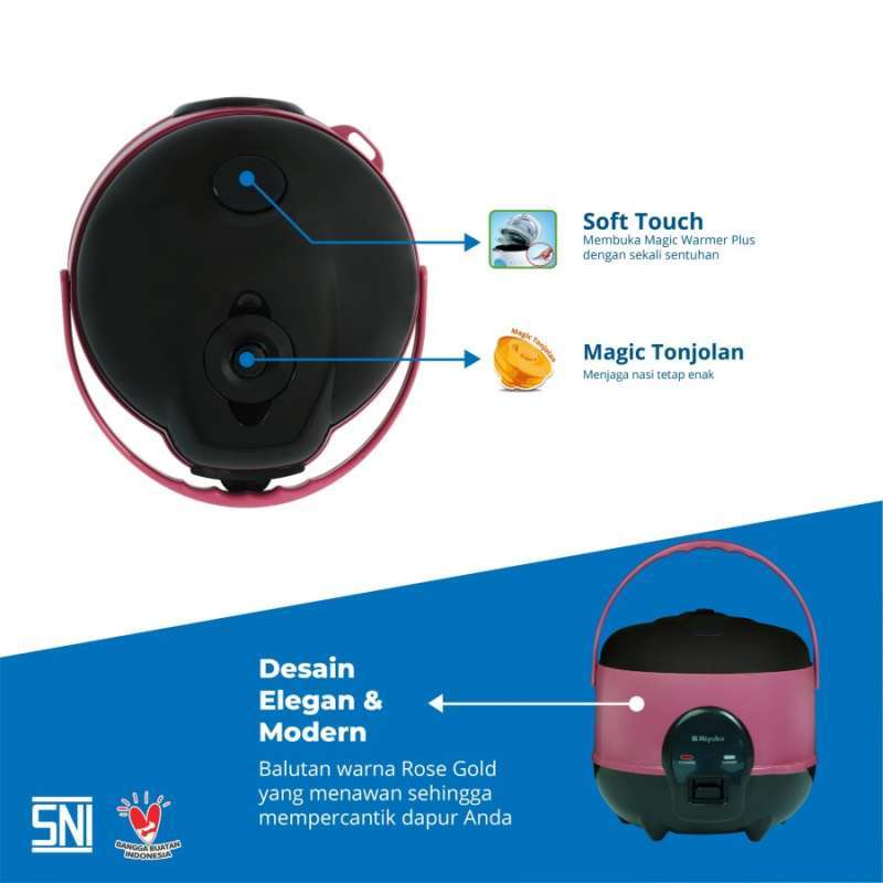 Promo Miyako Rice Cooker / Magic Com Mcm 606 / Mcm-606 B Sbc (0,6 Liter ...