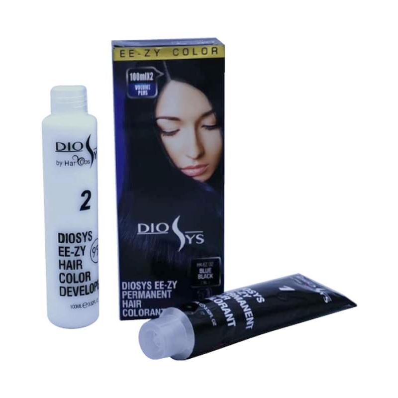 Promo Diosys Ee-zy Color Permanent Hair Colorant - Blue Black Diskon 10 ...