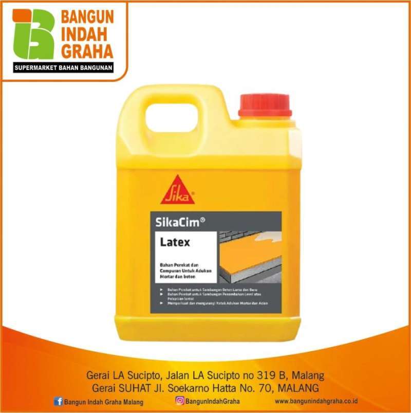 Jual SIKA CIM LATEX 900 ML di Seller Bangun Indah Graha - Kota Malang ...