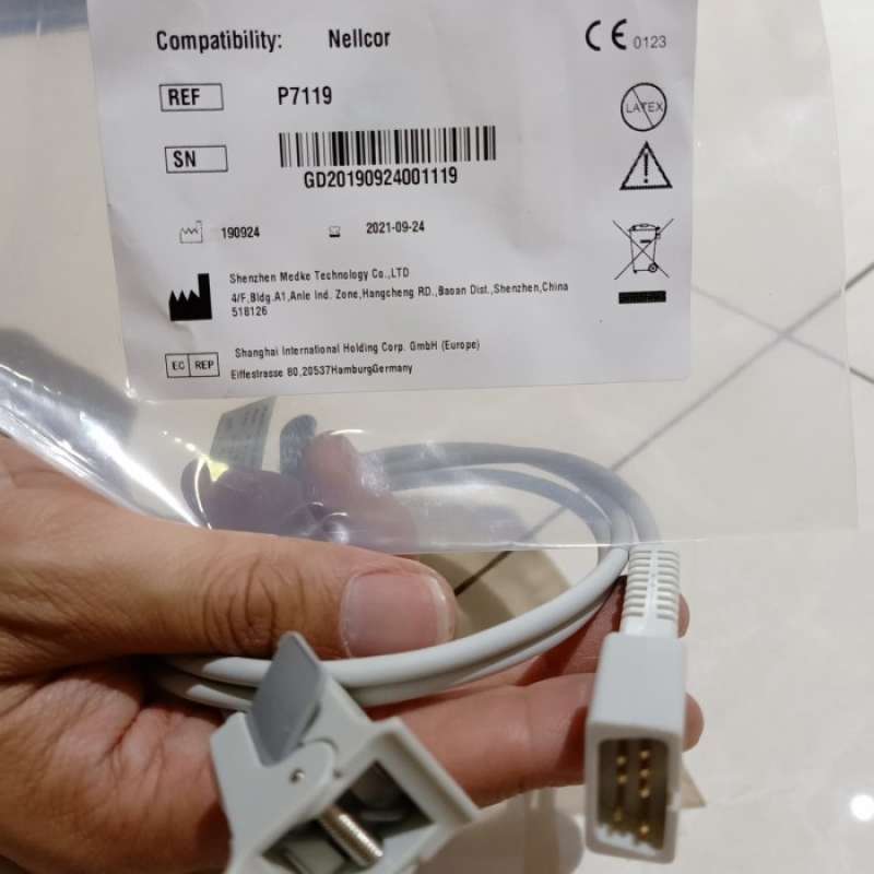 Promo Sensor Spo2 / Saturasi / Probe Spo2 / Oxymetri Pediatric / Anak 7 ...