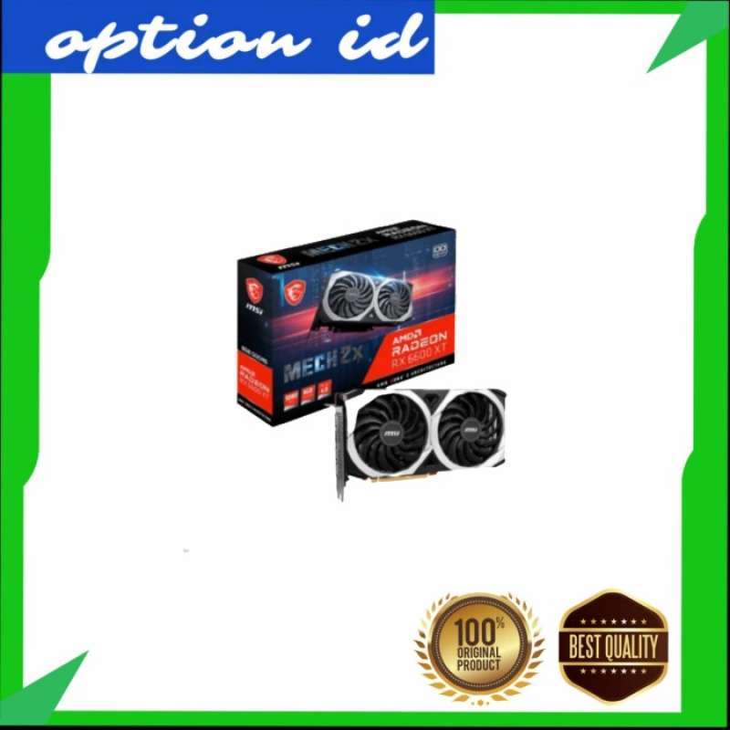 Jual VGA AMD Radeon MSI RX6600 XT Mech 2X OC - 8GB GDDR6 RX 6600 XT 6600XT - Multivariasi ...