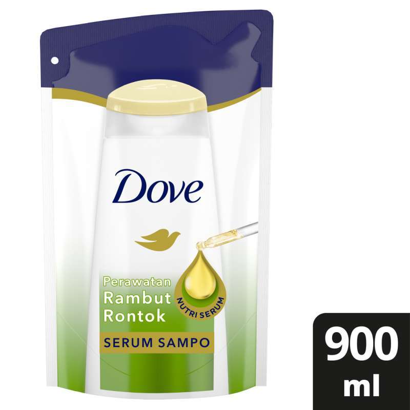 Promo Dove Shampoo Perawatan Rambut Rontok Sampo Pouch [900 Ml] Diskon ...