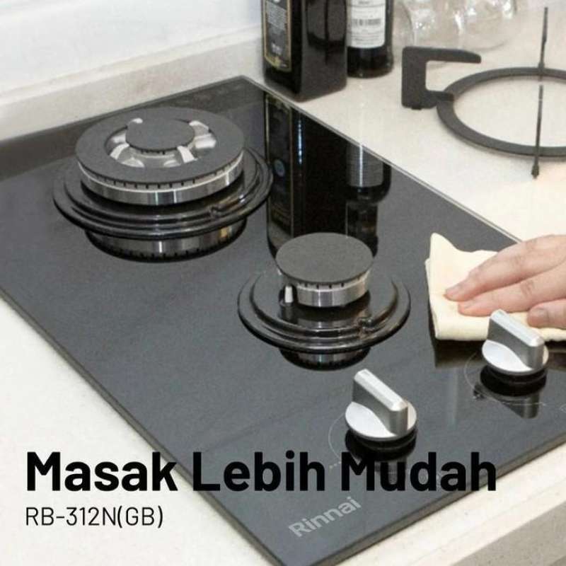Jual Kompor Tanam Rinnai RB 312 Ngb di Seller Hans Kitchen - Keagungan, Kota Jakarta Barat | Blibli