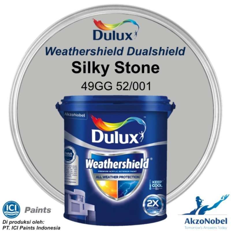 Jual CAT DULUX WEATHERSHIELD 20 LT - SILKY STONE 49GG 52/001 di Seller ...