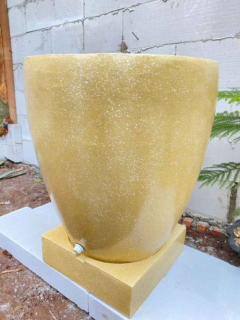 Jual Bak Mandi Besar Warna Cream Bintik Putih Model Lancip Ready Tanpa ...