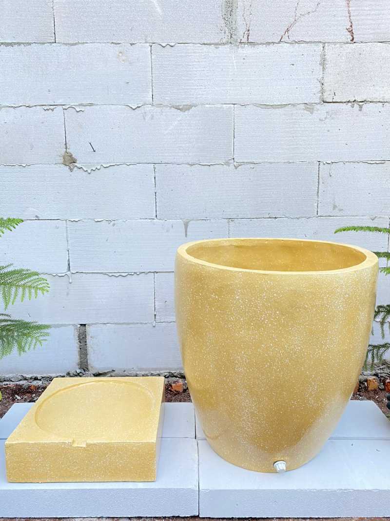 Jual Bak Mandi Besar Warna Cream Bintik Putih Model Lancip Ready Tanpa ...
