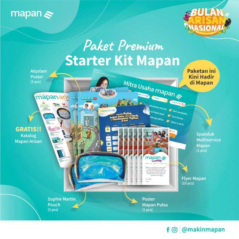 Jual MAPAN- spunbond bag - Starter Kit Mapan Premium di Seller Blibli ...