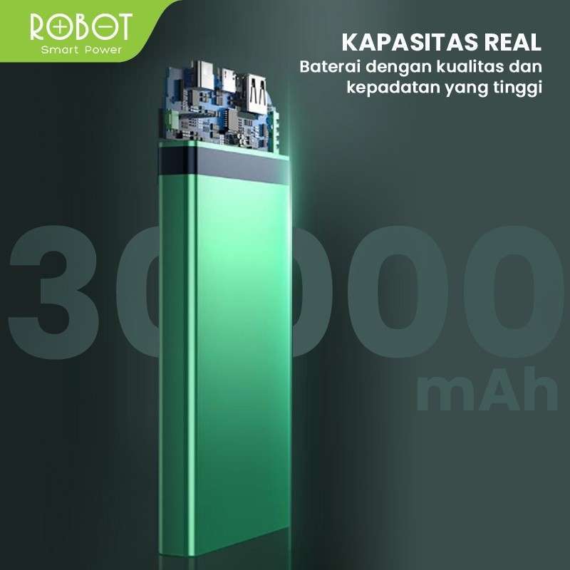 Jual Robot Rt31 Powerbank 30000 Mah Dual Input Output Power Bank 30000mah Di Seller Queen Id ...