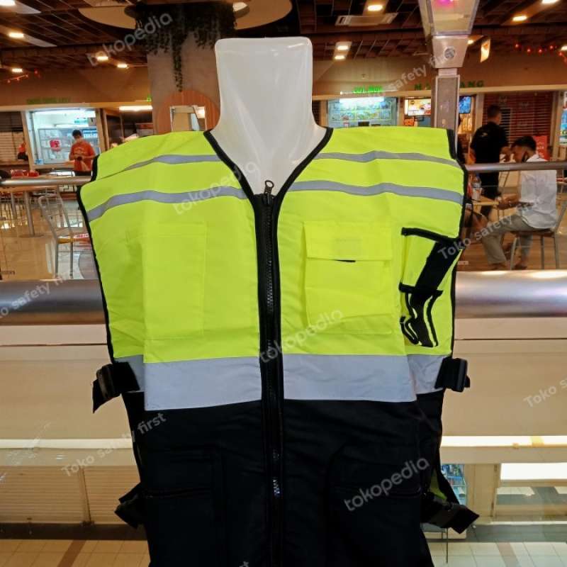 Jual ROMPI KERJA LAPANGAN/ROMPI SAFETY PROYEK/ROMPI TASLAN HIJAU-HITAM ...