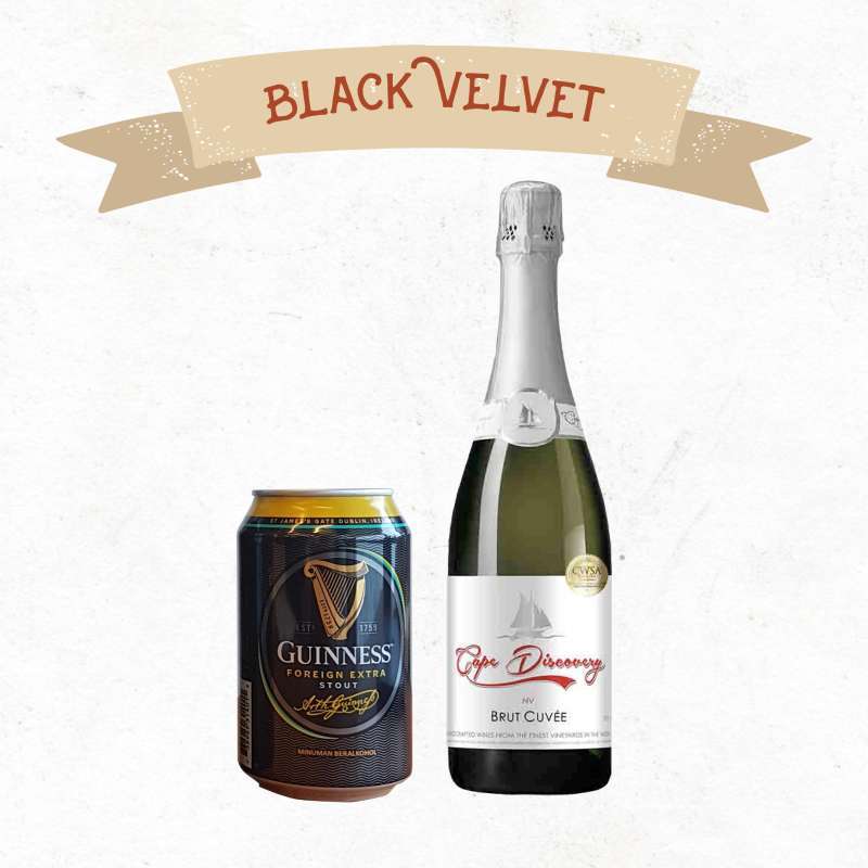 Jual Guinness Black Velvet Cape Discovery Brut Cuvee [750 mL ...