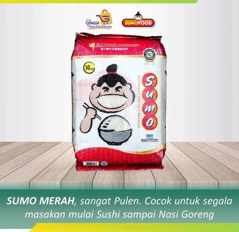 Jual Sumo Beras Premium Kemasan Merah [10 Kg] di Seller Toko Ghazia ...