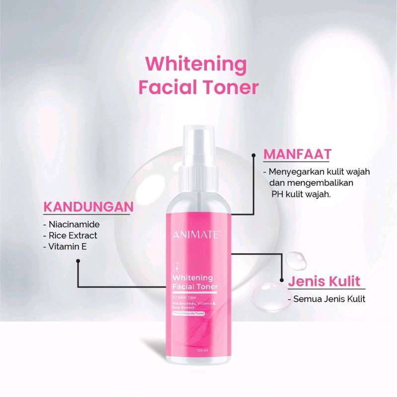 Jual Animate Instant Whitening Series 5in1 Brightening Di Seller ...