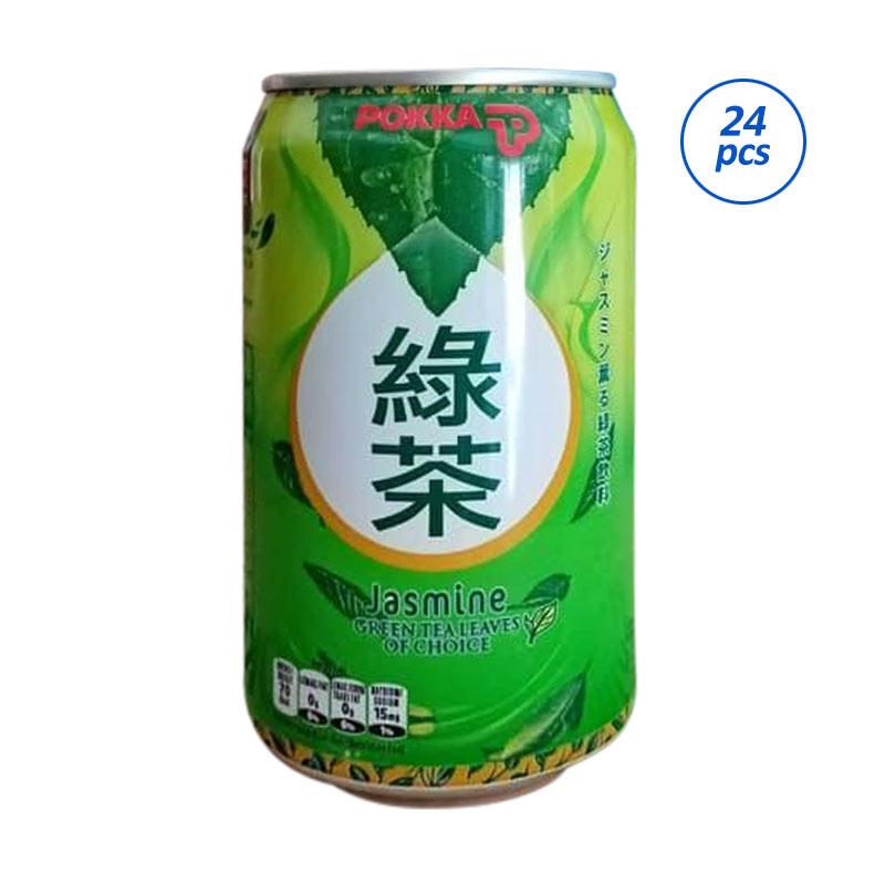 Promo Pokka Green Tea Jasmine Kaleng 300ml Per Dus Isi 24 Kaleng Diskon ...
