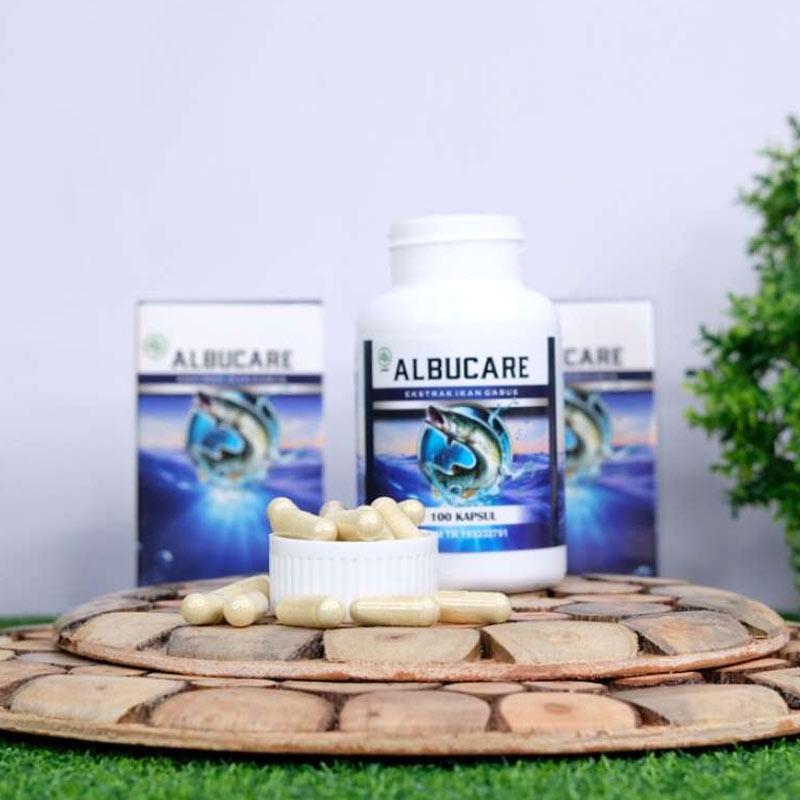 Jual Albucare Albumin Kapsul Ikan Gabus Obat Penyembuh Luka Dalam Di ...