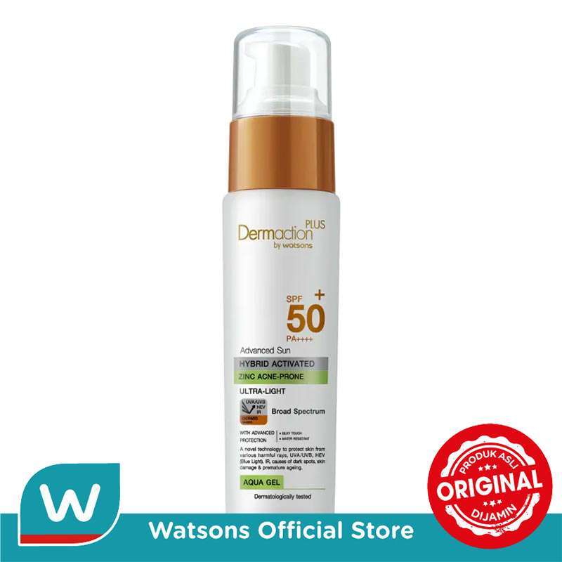 Promo Dermaction Plus Advanced Sun Hybrid Activated Zinc Acne-prone ...