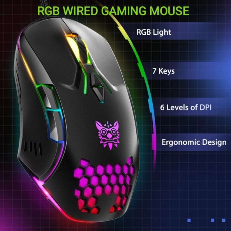 Promo Mouse Gaming RGB 6400 DPI 7 Key - CW902 Diskon 44% di Seller ...
