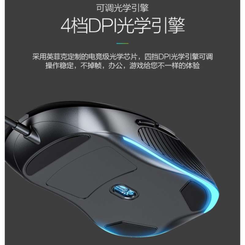 Promo Inphic Mouse Gaming Wired Rgb 1600 Dpi - Pb1 - Black Diskon 57% ...