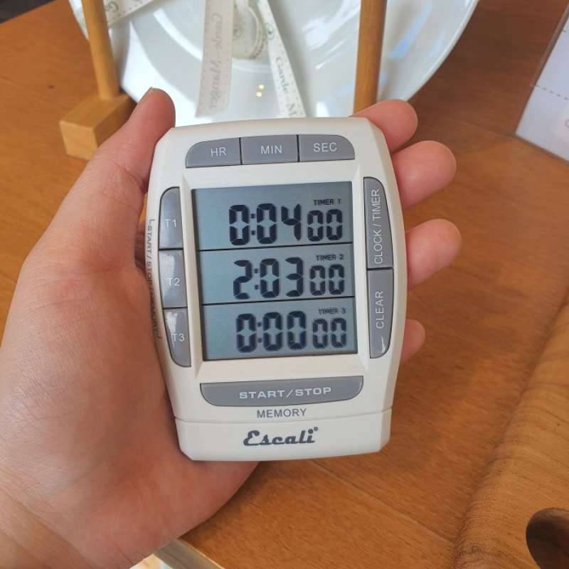 Promo Escali Triple Event Digital Timer/ Timer Masak Diskon 50% Di ...