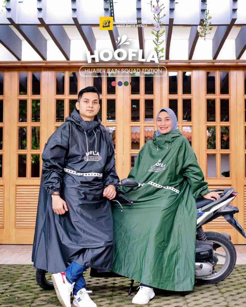 Jual Hoofla Rainy Squad Edition Mantel Jas Hujan Ponco Motor Pria Dewasa Berkualitas Di Seller ...