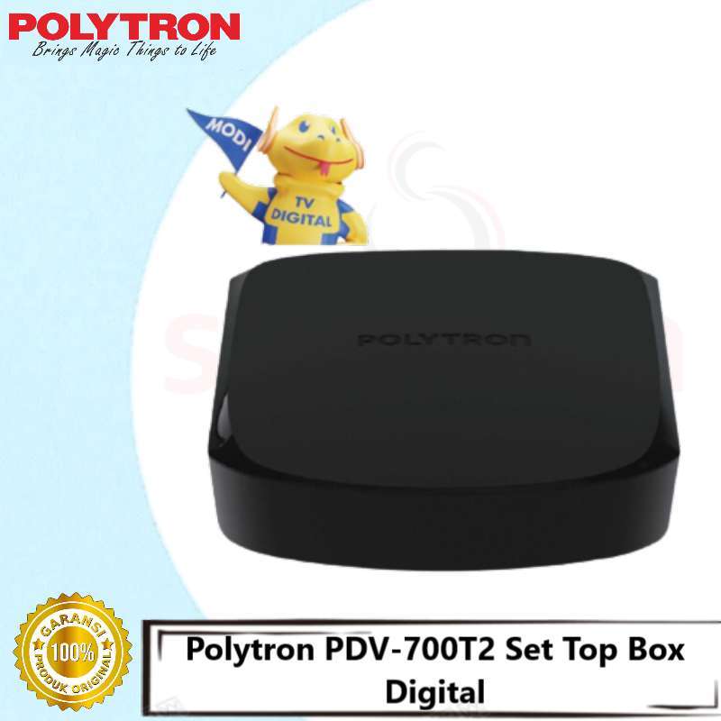 Jual SET TOP BOX POLYTRON DVB PDV 700T2 - Black di Seller CV SAMI JAYA ...
