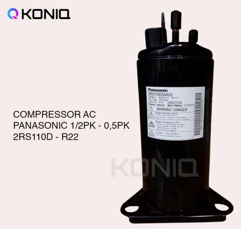 Promo COMPRESSOR / KOMPRESOR AC PANASONIC 1/2 PK - 0,5 PK TYPE 2RS110D ...