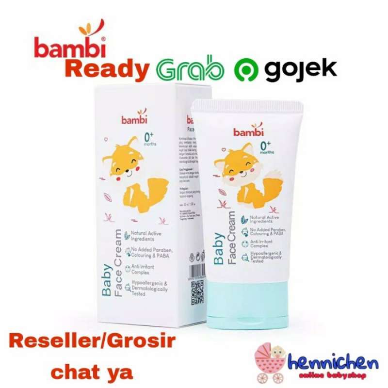 Jual Stars Bambi Baby Face Cream 50 Ml Krem Muka Bayi Stars Di Seller ...