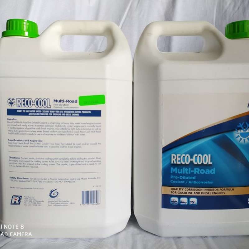 Promo RECO COOL MULTI ROAD RADIATOR COOLANT 5000ML / 5 LITER (HIJAU ...