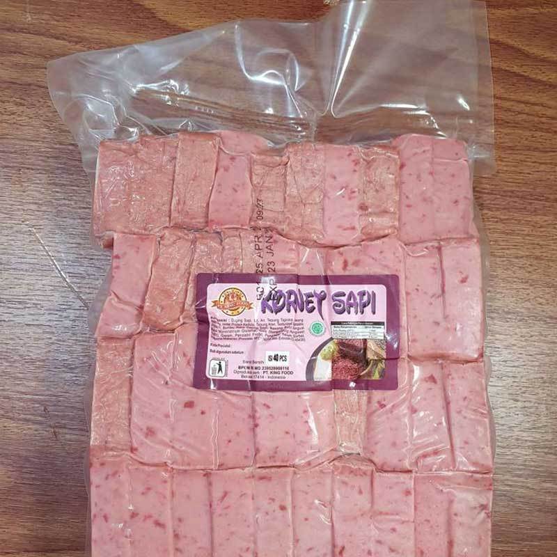 Jual KING FOOD Corned Beef Kornet Sapi [1 Kg] di Seller Jati Padang ...