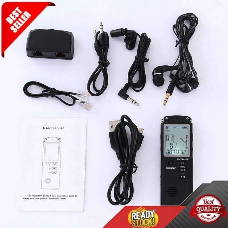Jual Perekam Suara Digital Voice Recorder 8GB mini Alat Rekam Suara ...