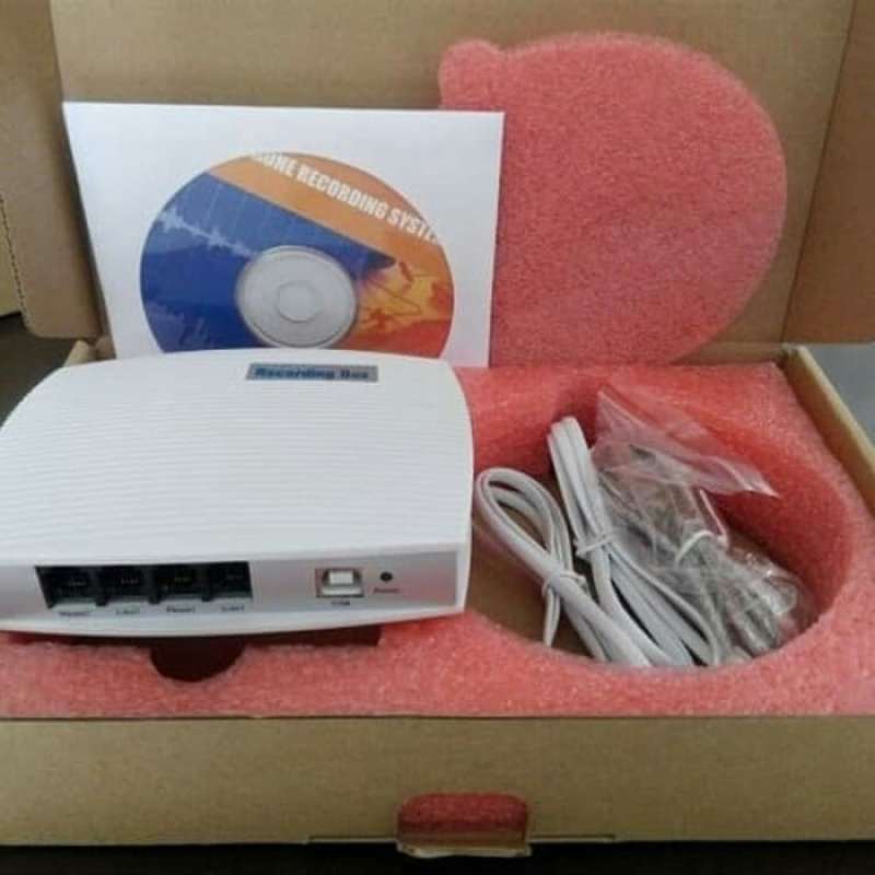 Jual Alat Rekam Telepon 2 line Perekam Telepon USB Voice Logger MyVoice ...