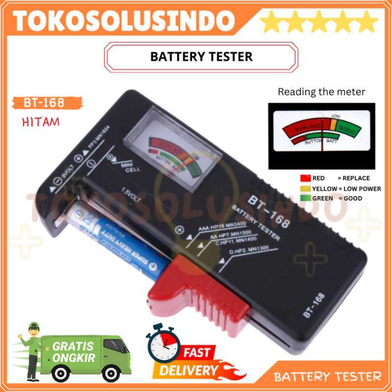 Jual Alat Test Cek Baterai Batre Meter Analog Digital Aa A2 Aaa A3