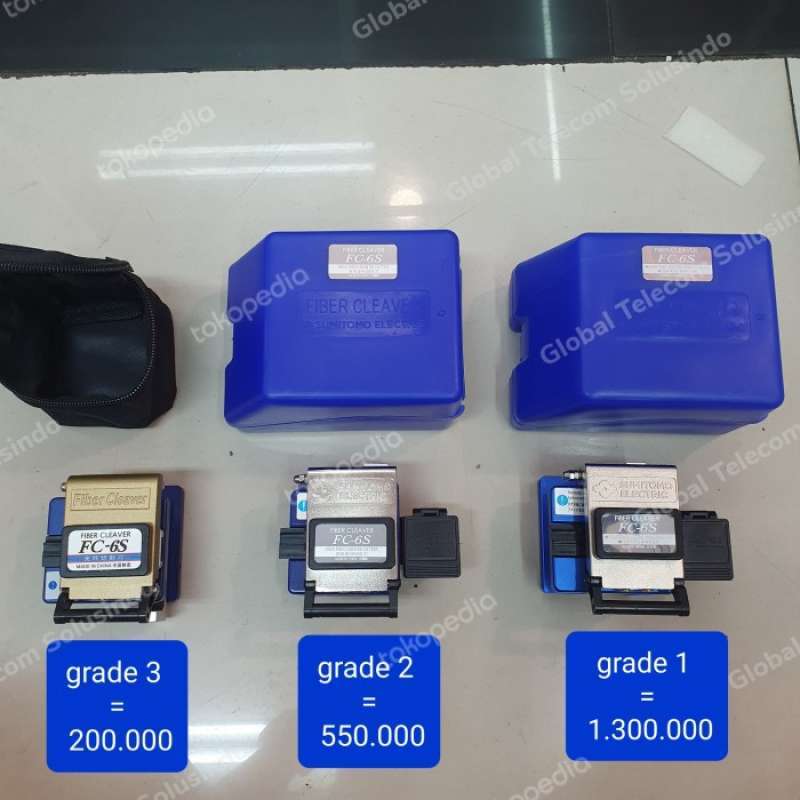 Jual Cleaver FO Fiber Optic Sumitomo FC-6S FTTH Fiber Cleaver di Seller ...