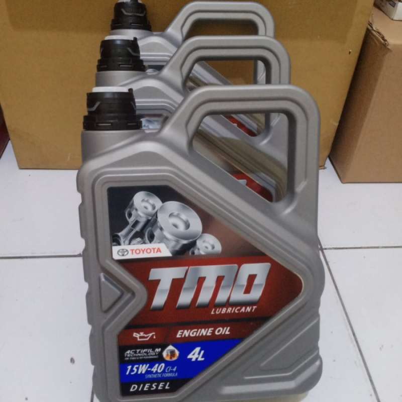 Jual Oli Tmo Diesel 15w-40 Synthetic Galon 4 Liter Oli (original) Di ...