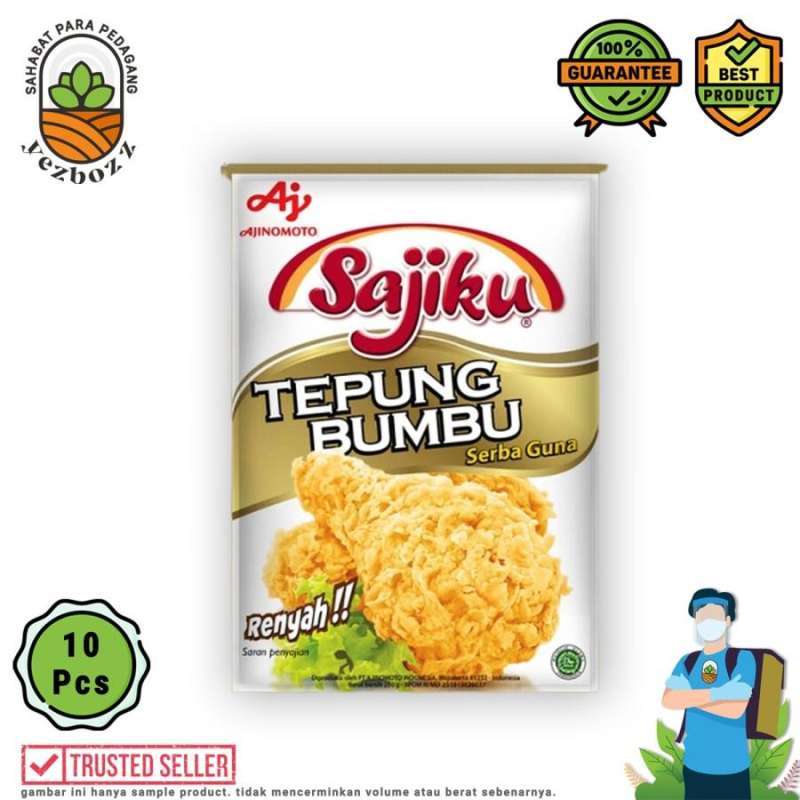 Jual Sajiku Tepung Bumbu Serbaguna Original 1 Renceng Isi 10 Sachet di ...