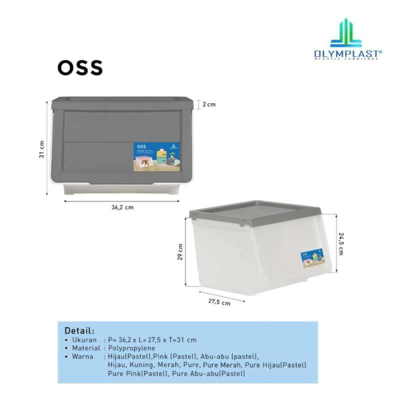 Jual Olymplast Oss Container Plastik Khusus Instant Di Seller Wira Shop888 - Babat Jerawat, Kota ...