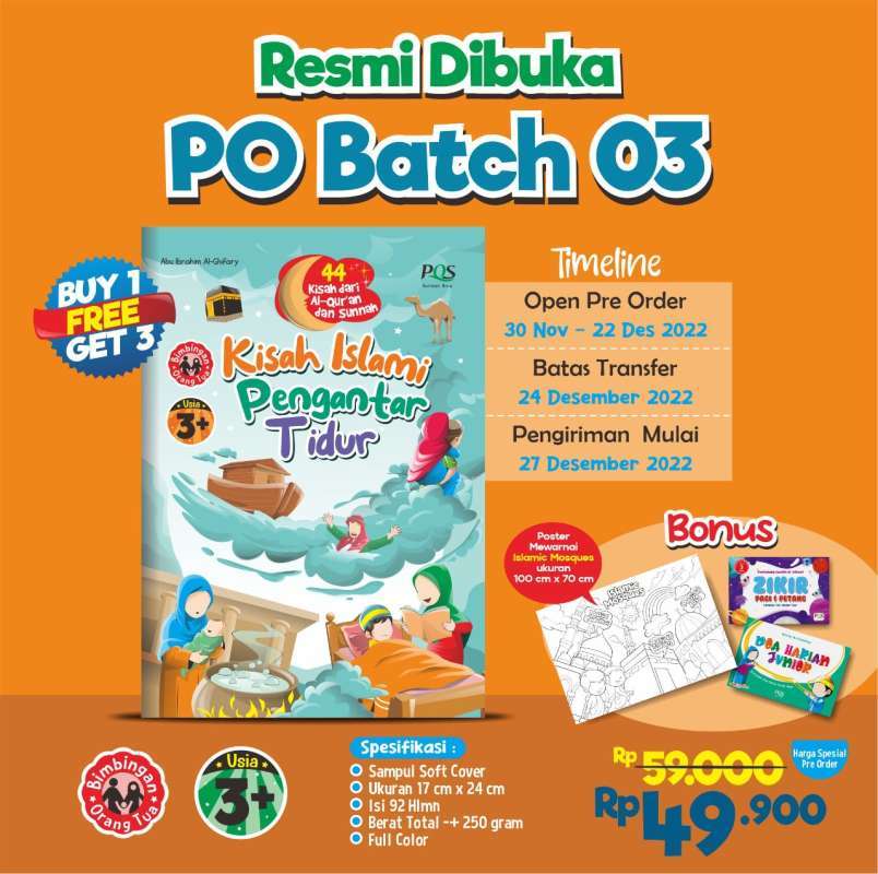 Jual Pre Order Buku Kisah Islami Pengantar Tidur Cerita Anak di Seller ...