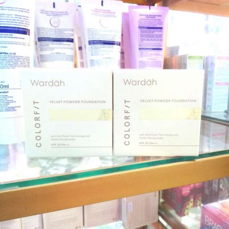 Jual Wardah Colorfit Velvet Powder Foundation Di Seller Toko Dewa Dewi ...