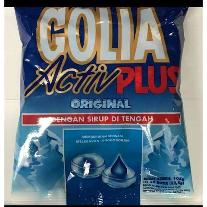 Jual Permen mint Golia Activ Plus isi 42 pcs di Seller Intan89 store ...