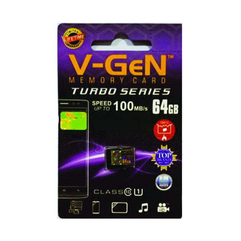 Jual V-gen Turbo Micro Sd Memory Card [original/ 64 Gb/ Na/ Resmi] Di ...