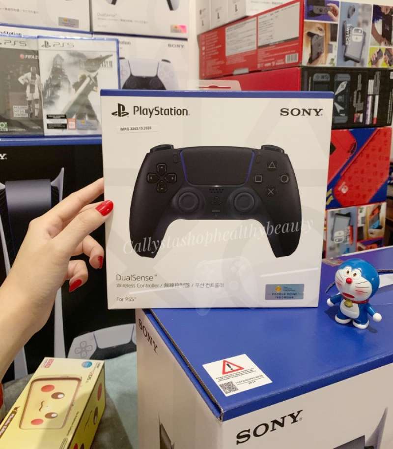 Jual PS5 DUAL SENSE WIRELESS CONTROLLER MIDNIGHT BLACK SONY INDO di ...