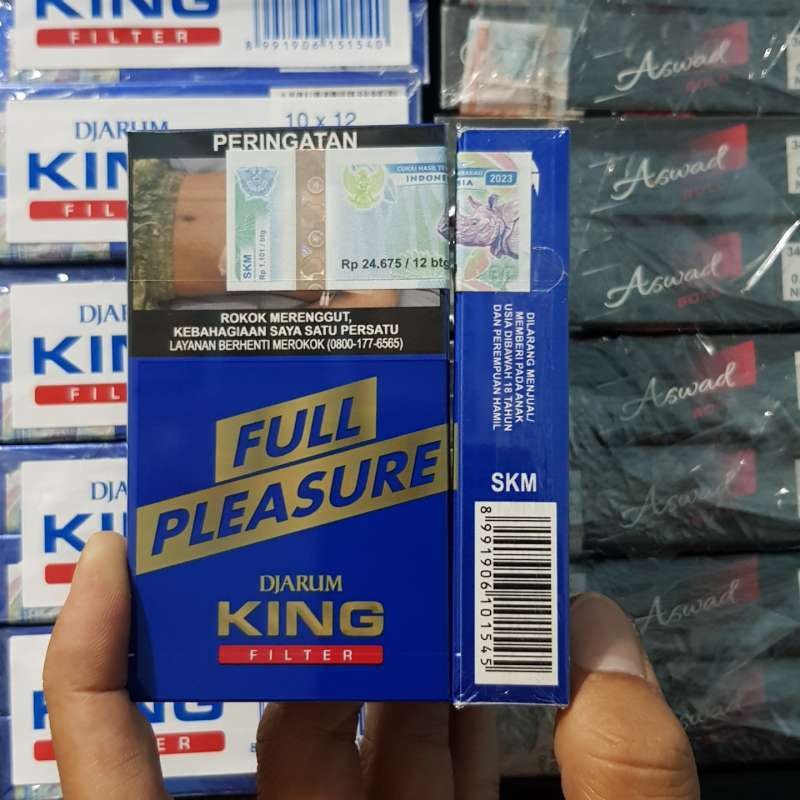 Jual Djarum King Rokok Filter [ 12 Batang / 10 Bungkus / 1 Slop] Di ...