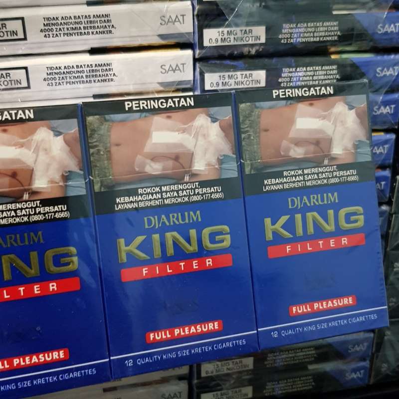 Promo Djarum KING Rokok Filter [ 12 Batang / 10 Bungkus / 1 Slop ...