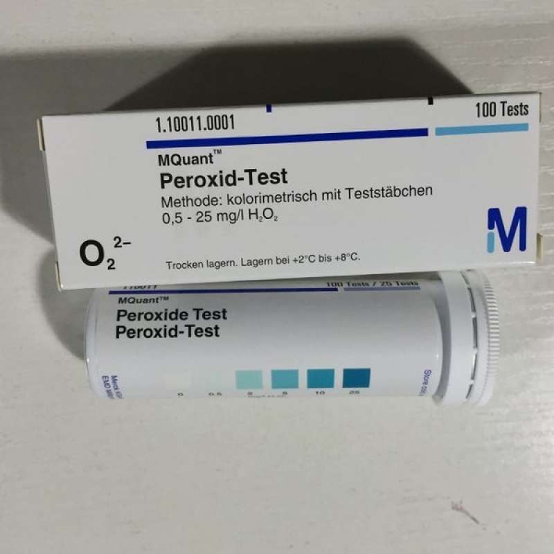 Promo Peroxide Paper Test Strips / Fea Kit 100 | Merck 1.10011.0001 ...