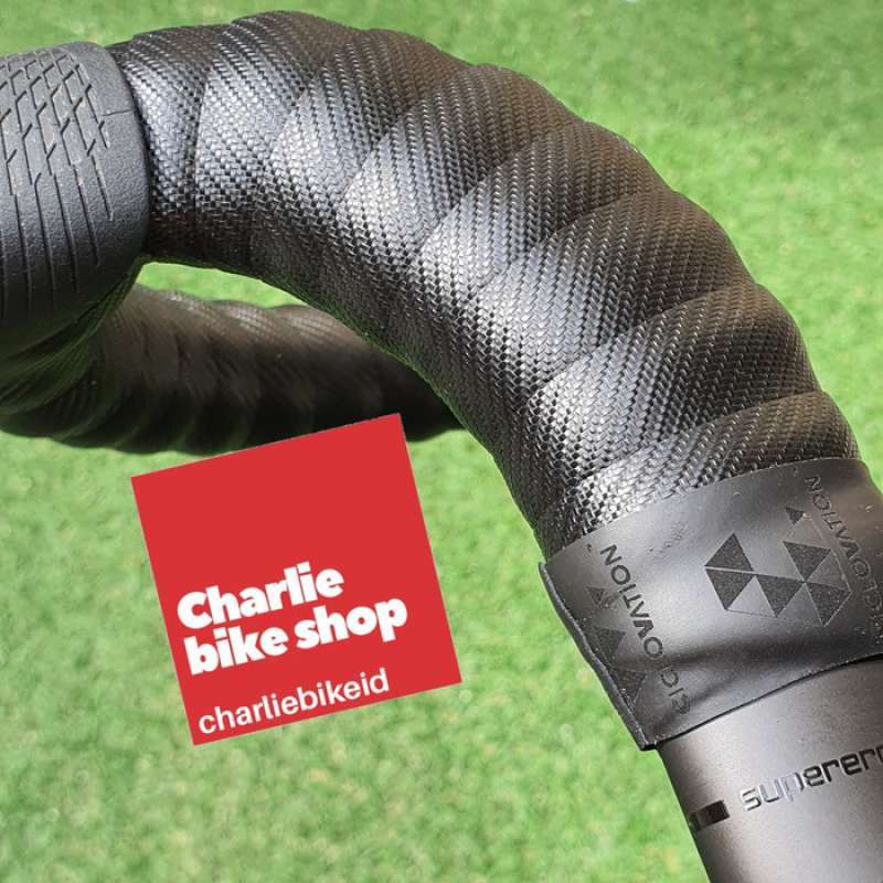 Jual Bar Tape Ciclovation Leather Touch 2d Carbon Black Hitam Di Seller Relentless Sports ...